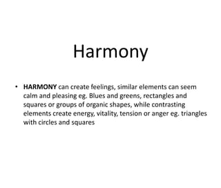 Elements and Principles of Design | PPTX