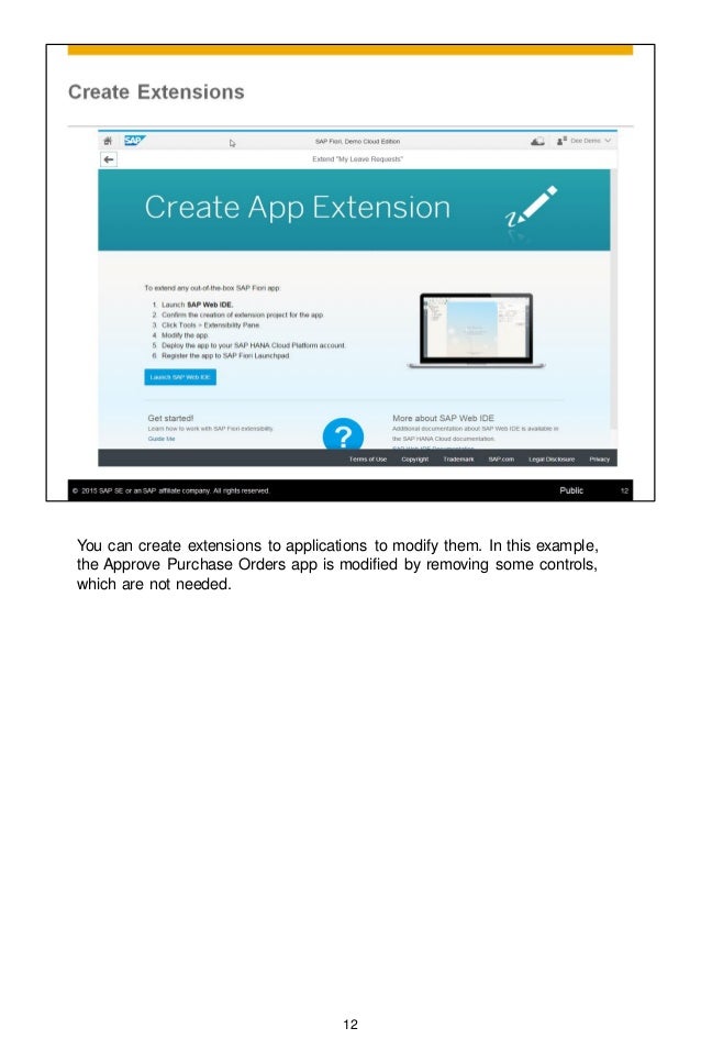 Sap Fiori Demo Cloud Edition 