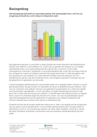 Demo Puzzle DISC & Driving Forces (Ensize International) | PDF ...