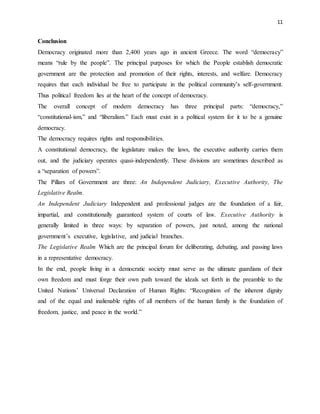 Democracy | DOCX