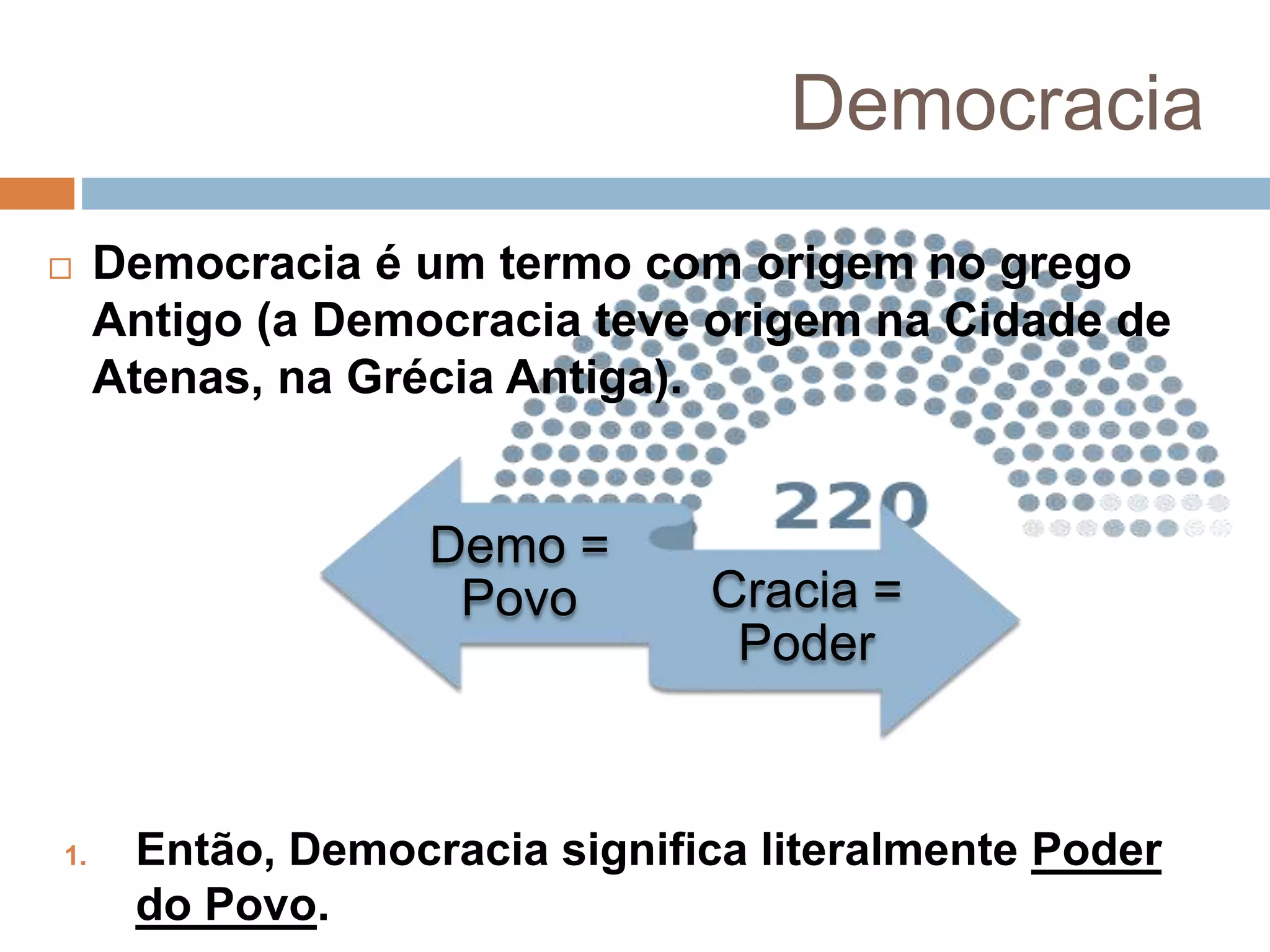 Democracia o que é | PPT