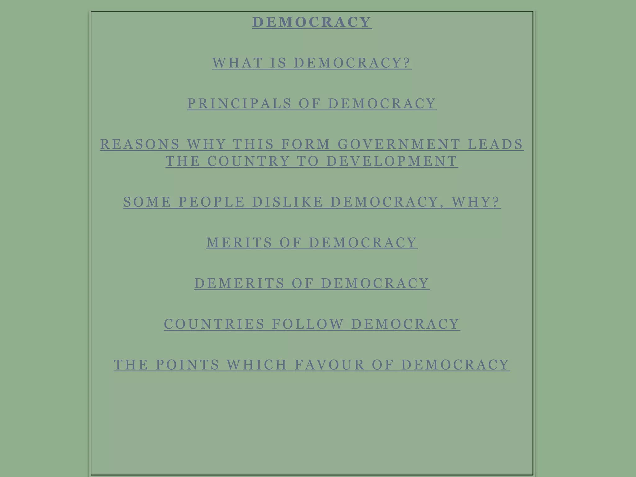 Democracy | PPSX