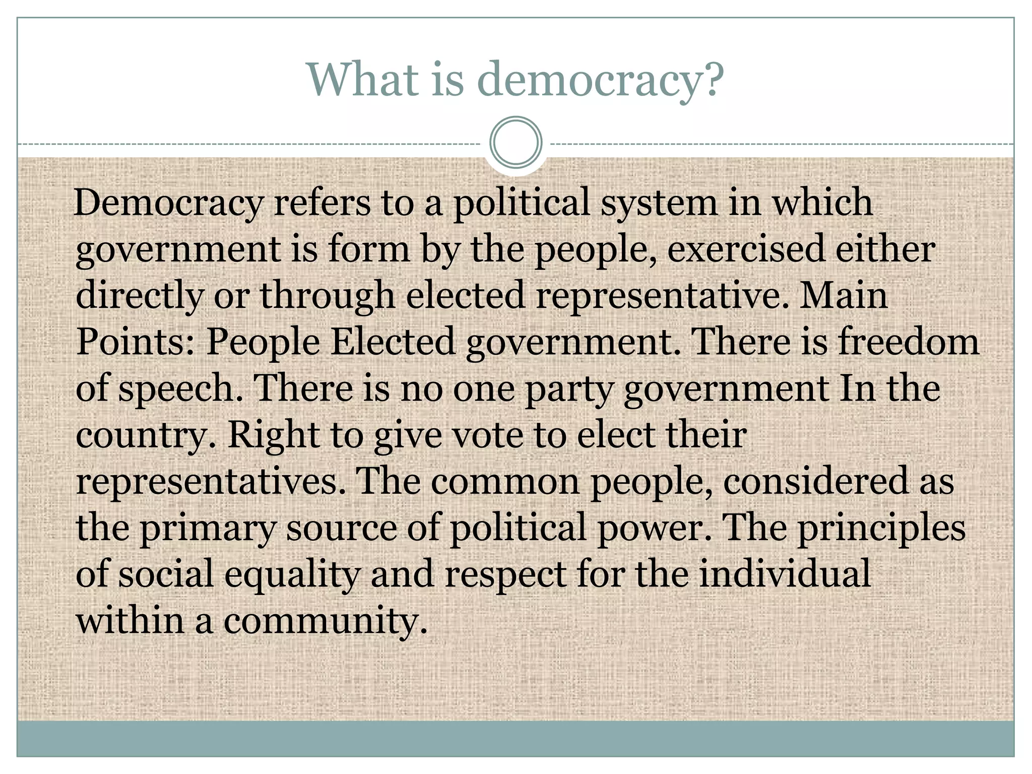 Democracy | PPSX