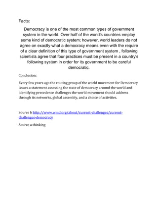 Democracy | PDF