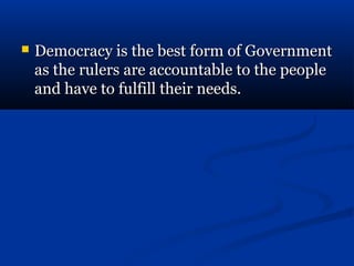 Democracy | PPT