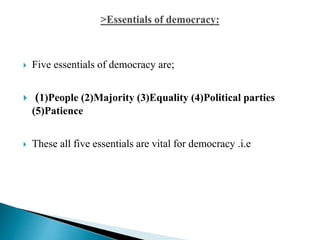 Democracy | PPTX