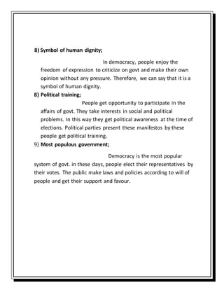 Democracy | DOCX