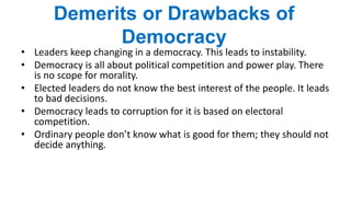 Democracy in India | PPTX
