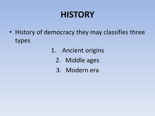 Democracy | PPTX | Civic affairs | Politics