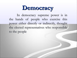 Democracy | PPT