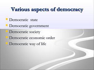 Democracy | PPT
