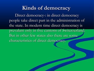 Democracy | PPT | Civic affairs | Politics