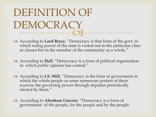 Democracy | PPTX