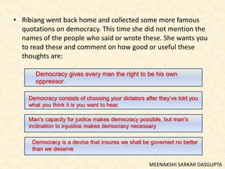 What is Democracy? Why Democracy | PPTX