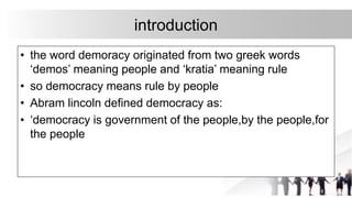 Democracy | PPTX