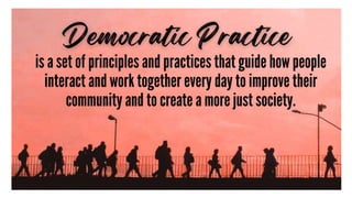 Democracy: democratic practices in Philippines | PPTX