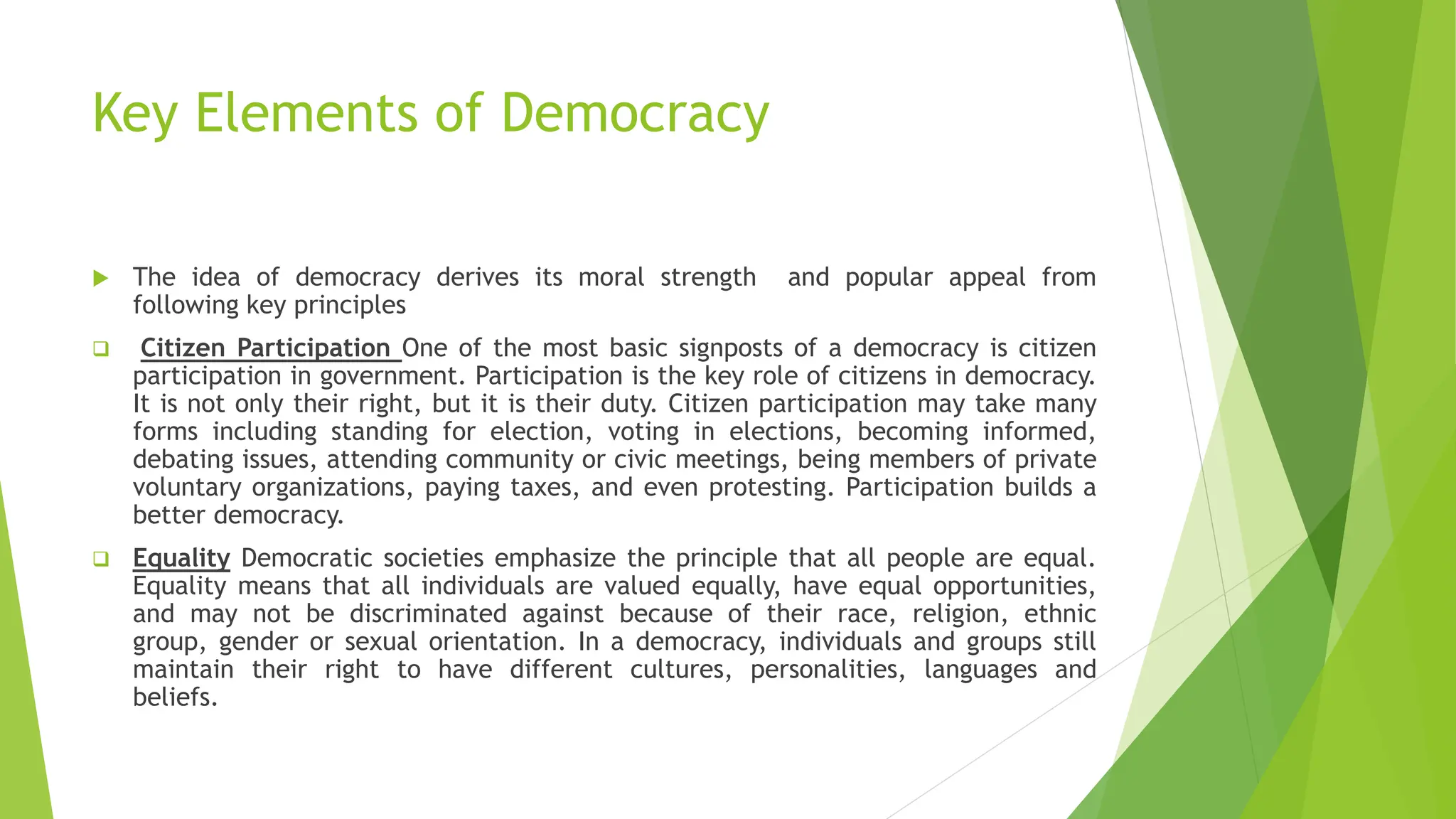 Democracy, theory and practice, an introduction pptx | PPTX