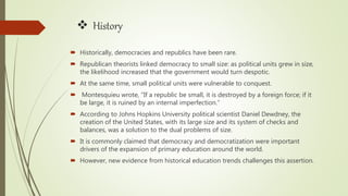 Democracy a way of governance | PPTX
