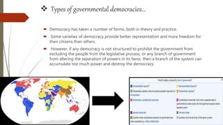 Democracy a way of governance | PPTX