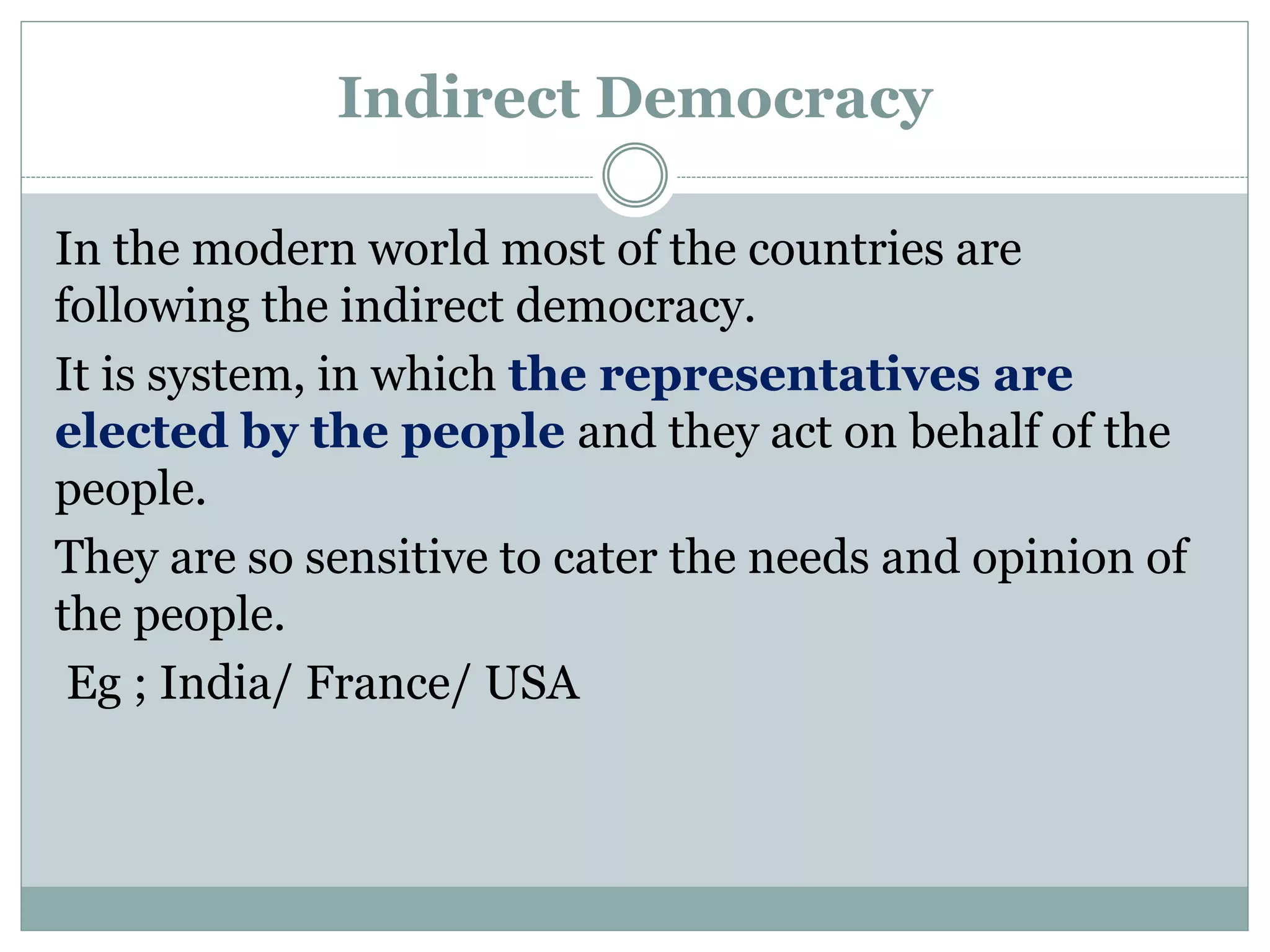 Democracy present | PPT