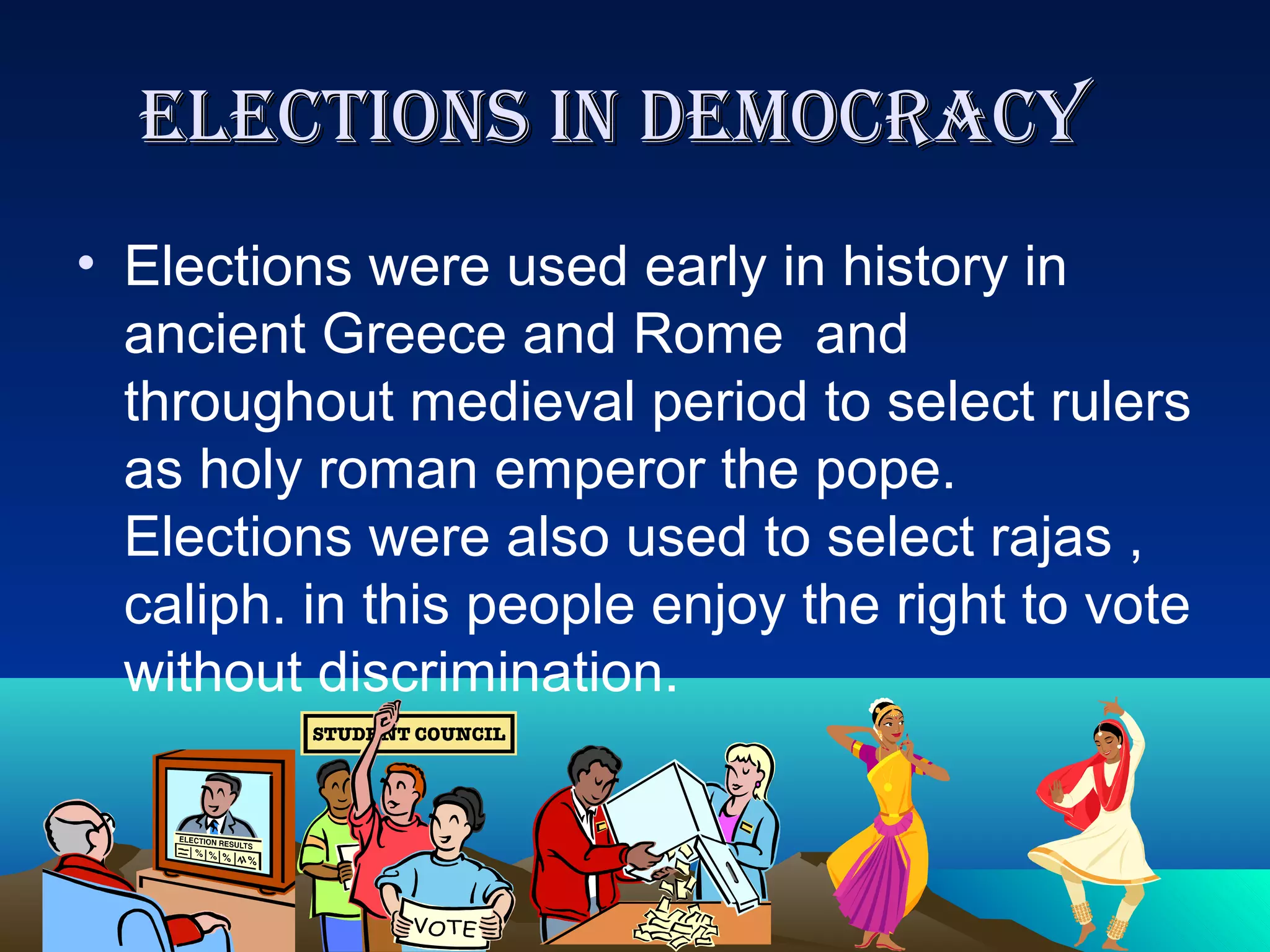 Democracy | PPT | Elections | Politics