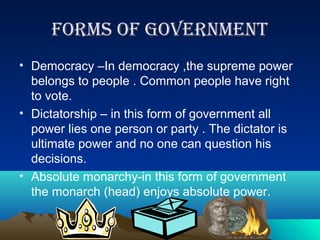 Democracy | PPT | Elections | Politics