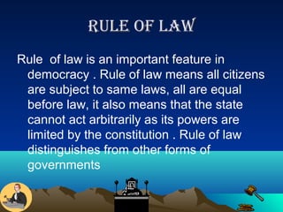 Democracy | PPT | Elections | Politics