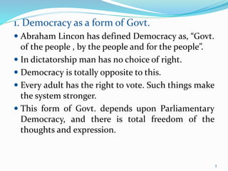 Democracy (1) | PPTX