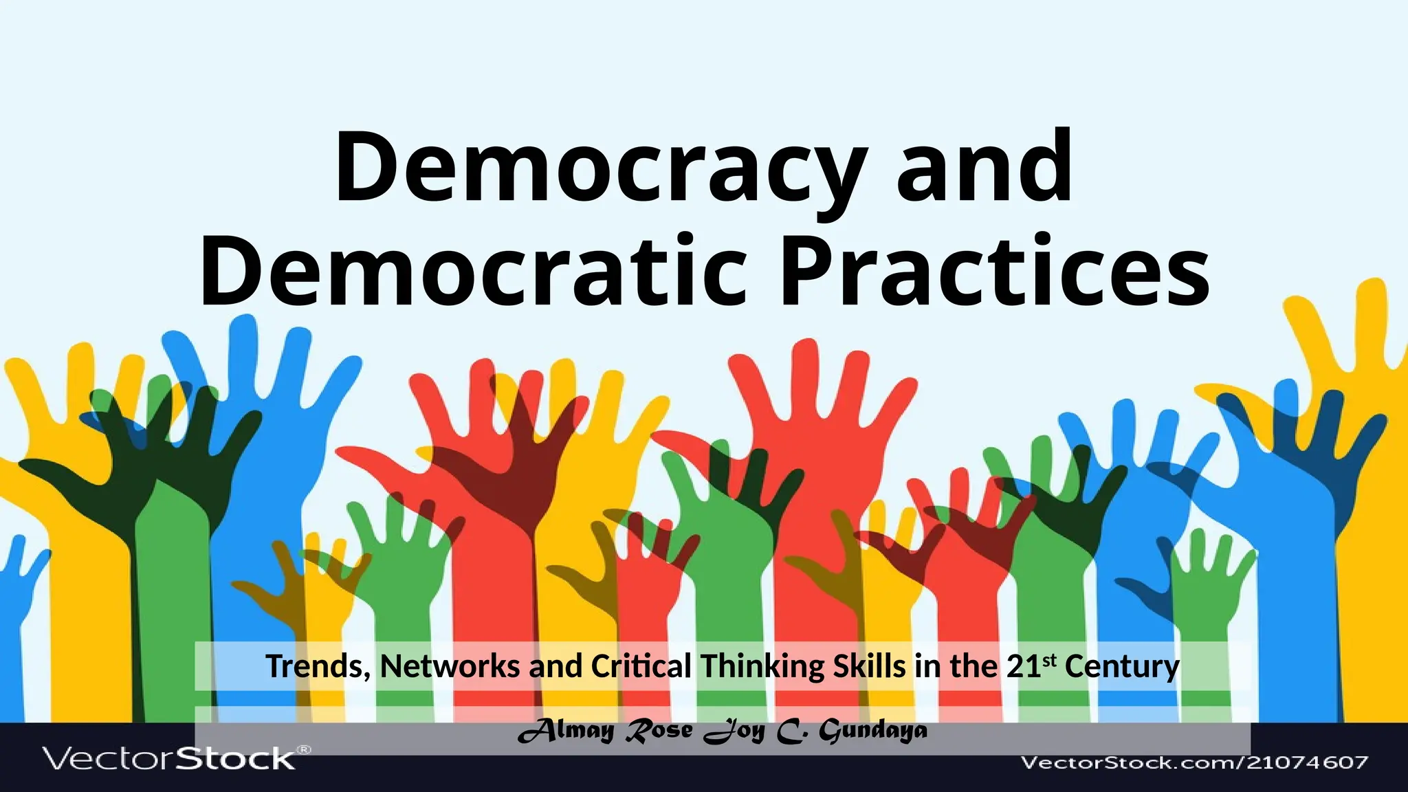 Democracy and Democratic Practices TNCT. | PPTX