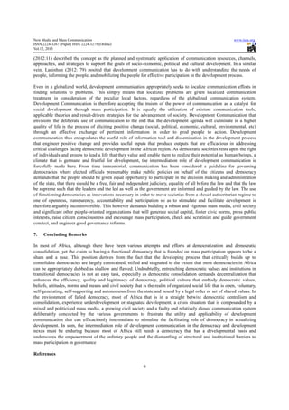 Democracy and development nexus and the intermediation role of ...