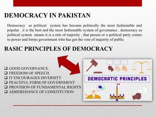Democracy and Dictatorship in Pakistan | PPTX