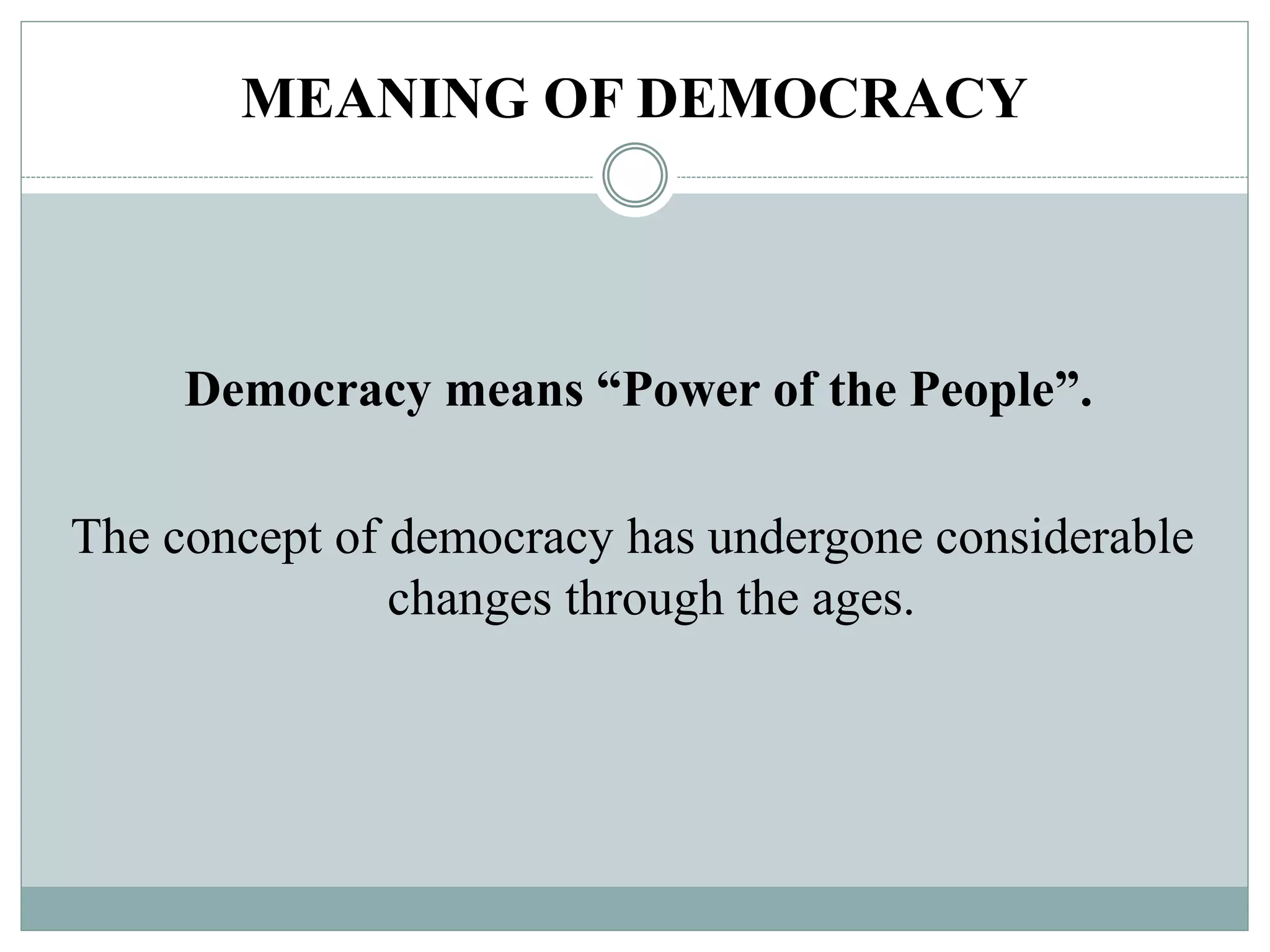 Democracy and education | PPTX