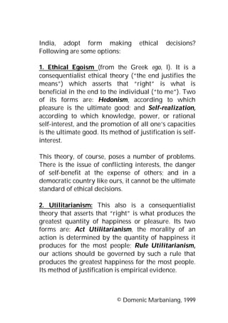 Democracy and ethics | PDF