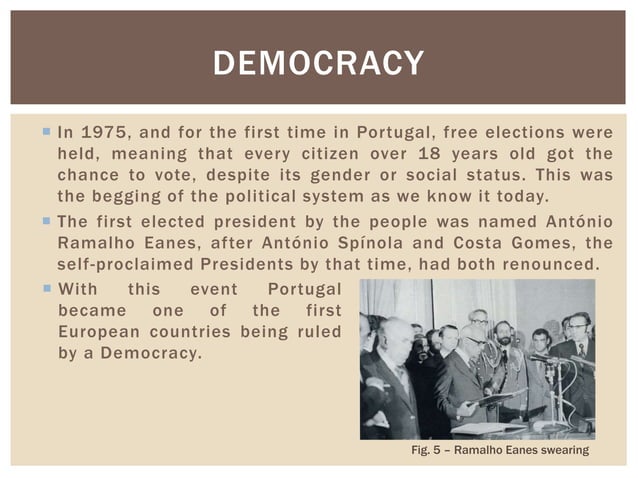 Democracy and political system in portugal | PPT
