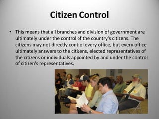 Democracy characteristics | PPTX