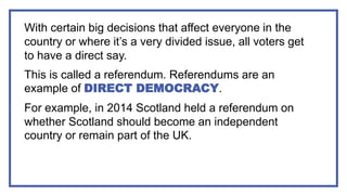 Democracy decisions PowerPoint | PPTX | Civic affairs | Politics