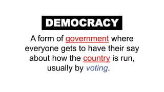 Democracy decisions PowerPoint | PPTX