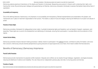 Democracy Importance - Why democracy stands much superior to any other ...
