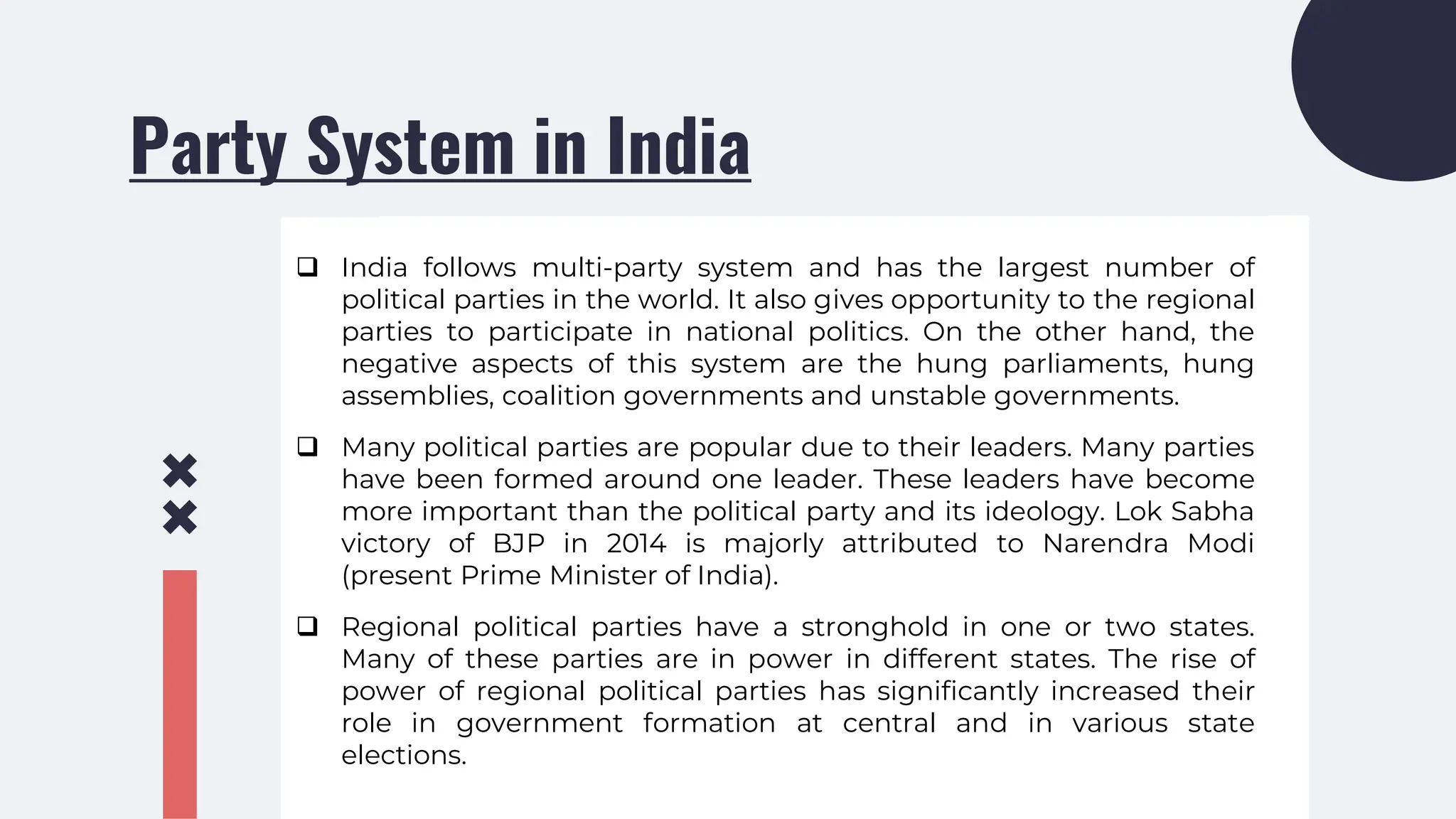 Democracy in India: Party System & Role of Opposition | PDF