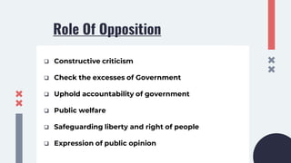 Democracy in India: Party System & Role of Opposition | PDF
