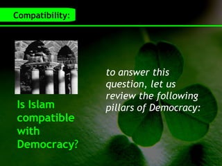 Democracy in islam | PPT