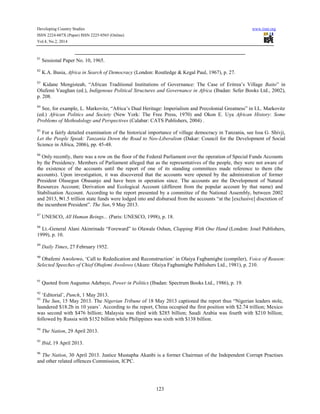 Democracy in nigeria practice, problems and prospects | PDF