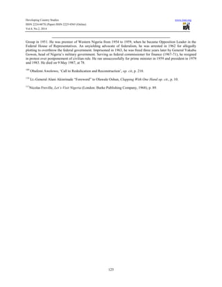 Democracy in nigeria practice, problems and prospects | PDF