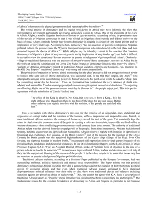 Democracy in nigeria practice, problems and prospects | PDF