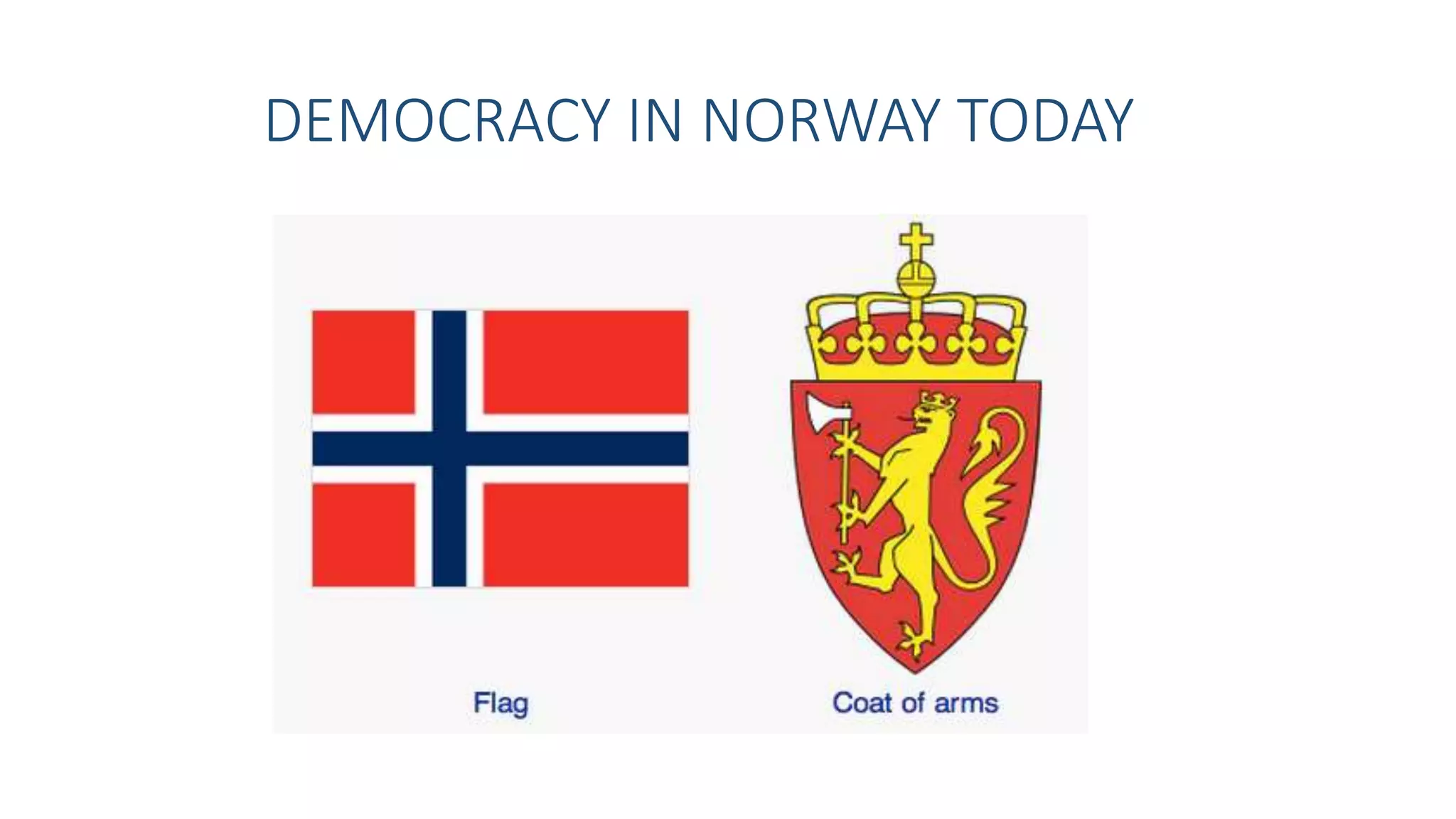 Democracy in Norway today | PPTX