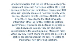 Democracy in Norway today | PPTX