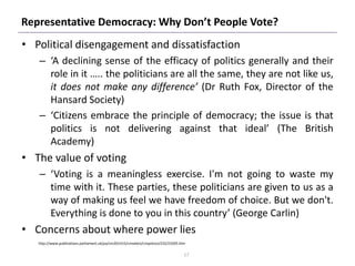 Democracy - Correcting the balance of power | PPT