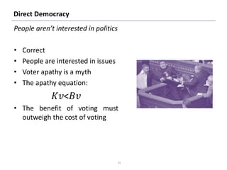 Democracy - Correcting the balance of power | PPT