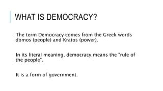 Bulgaria Democracy lesson | PPTX