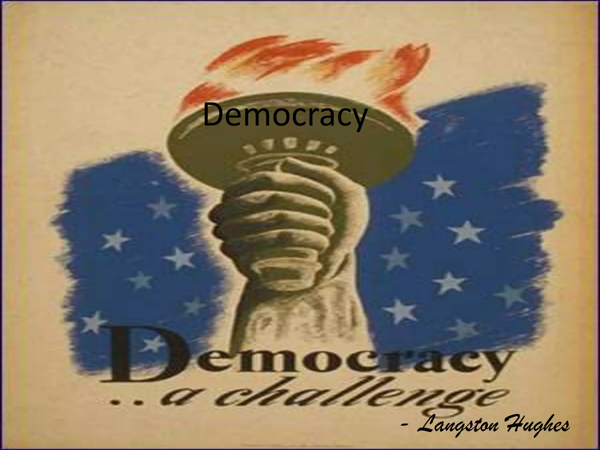 Democracy poem | PPTX